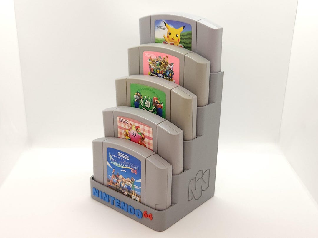 Nintendo 64 N64 Cartridge Display (5 Cartridges) Case / Organizer ...