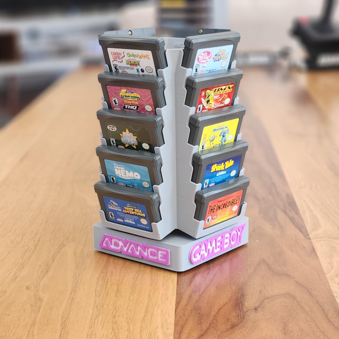 Nintendo Gameboy Advance Cartridge Tower (20 Cartridges) Display ...
