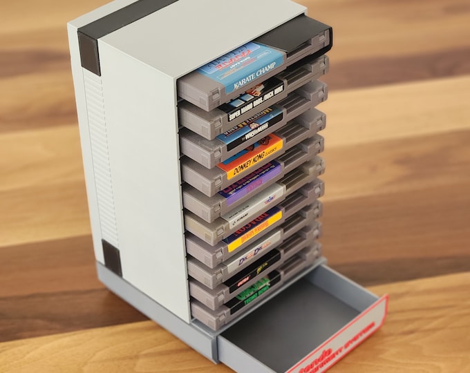 Nintendo NES Cartridge Tower (10 Cartridges) Case / Organizer / Storage ...