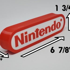 Nintendo Logo LED Light / Lamp / Shelf Decoration / Usb-type C - Etsy