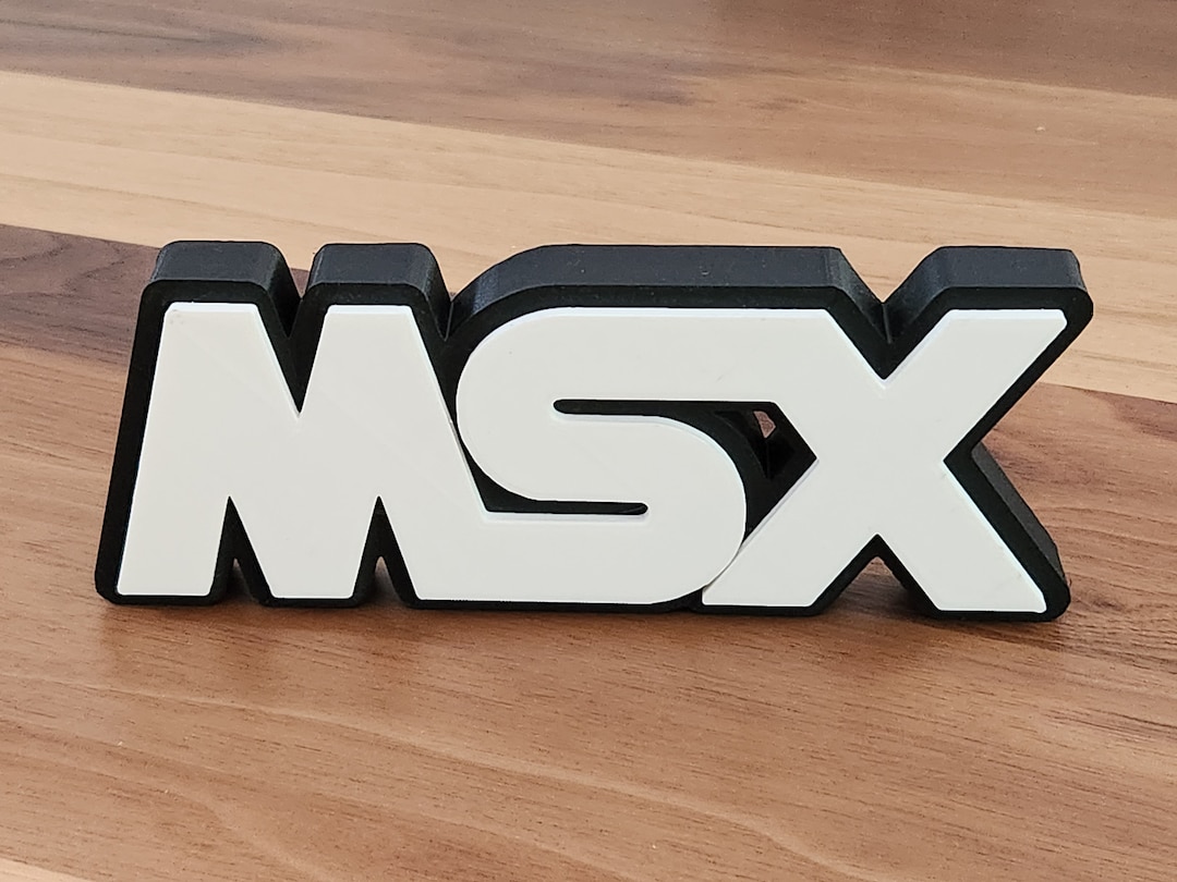 MSX Logo 6.5 Sign for Gaming Decor / Art / Shelf - Etsy