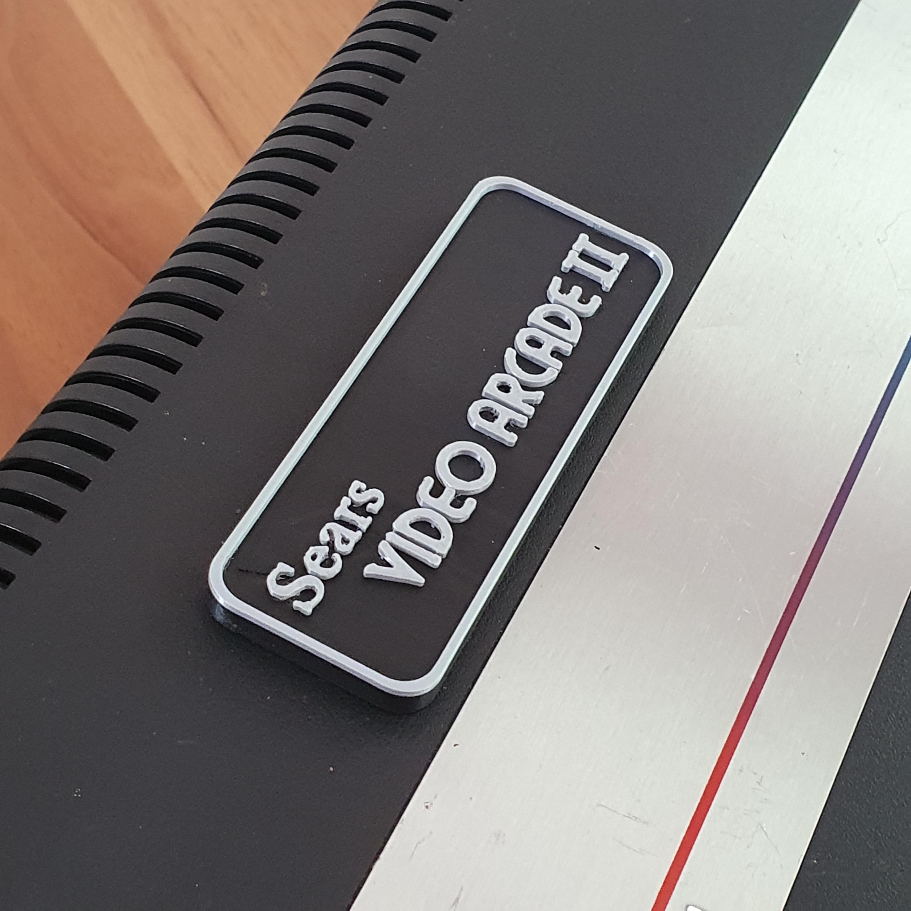 Atari Sears Video Arcade II Cartridge Slot Dust Cover - Black and ...