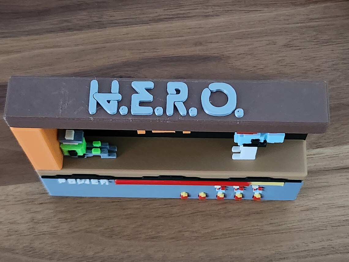 Atari 2600 Diorama H.E.R.O. / Hero Art / Shelf Decor - Etsy