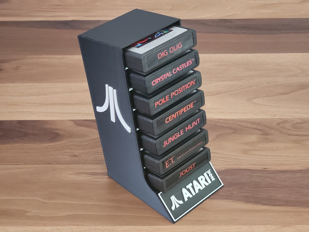 Atari 2600 Cartridge Tower / Organizer / Storage / Holder Black and ...