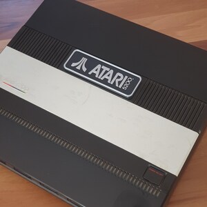 Atari 5200 Cartridge Slot Dust Cover - Black and Silver - Logo & Text ...