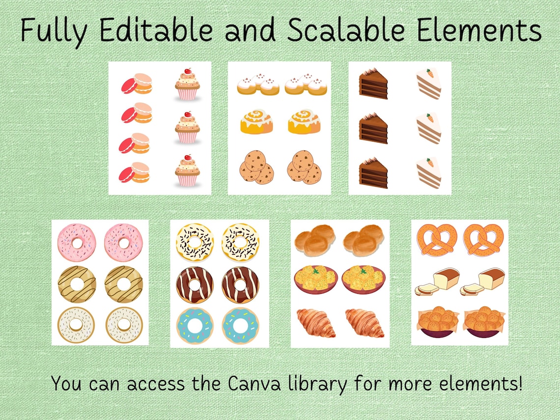 Dramatic Play Bakery Printable Pretend Play Printables - Etsy