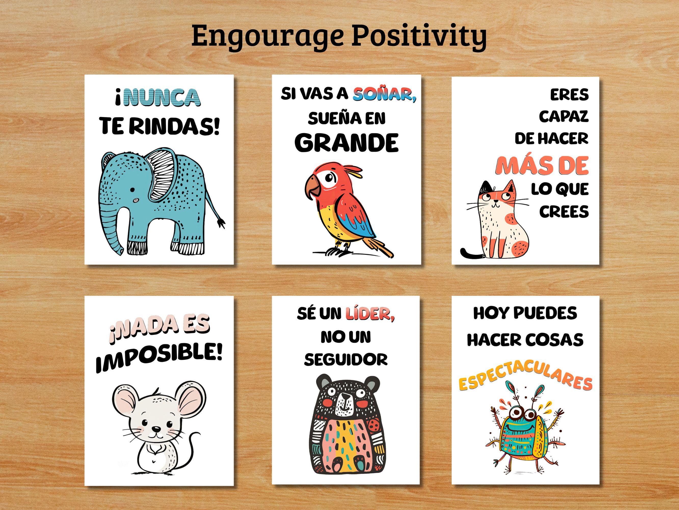 Elementary Spanish Growth Mindset Poster Spanish Class Motivational ...