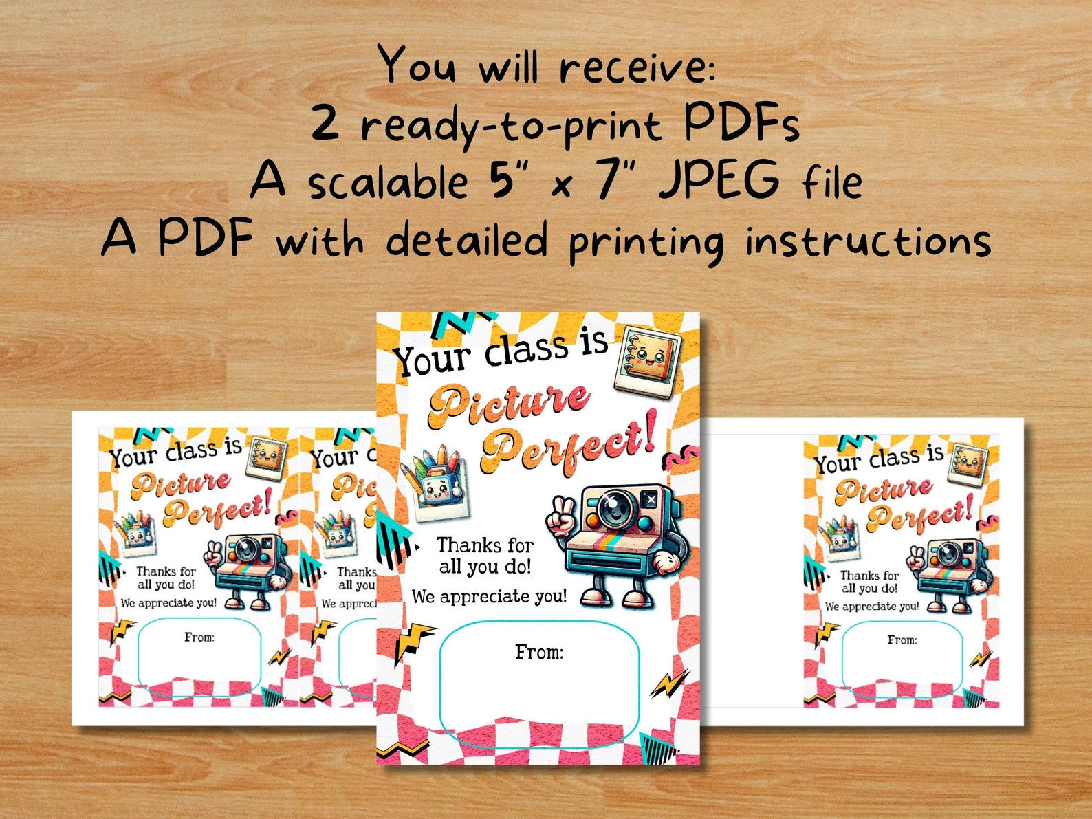 Funny 90s Retro Teacher Appreciation Week Card Printable Teacher Thank ...