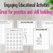 Kids Activity Sheets Spring, Printable Coloring Pages, Preschool ...