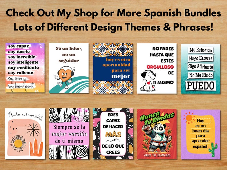 Spanish Growth Mindset Poster Printable Spanish Class Motivational ...