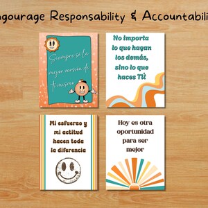 Retro Spanish Growth Mindset Poster Spanish Class Retro Motivational ...