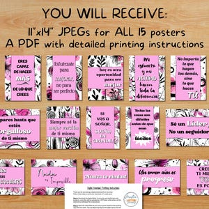 Spanish Growth Mindset Poster Spanish Classroom Motivational Decor ...