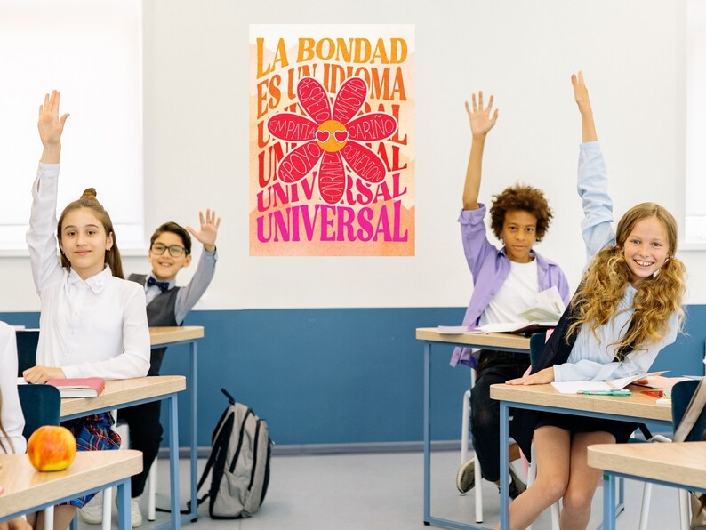 Spanish Growth Mindset Poster Printable Spanish Classroom Decor Spanish ...