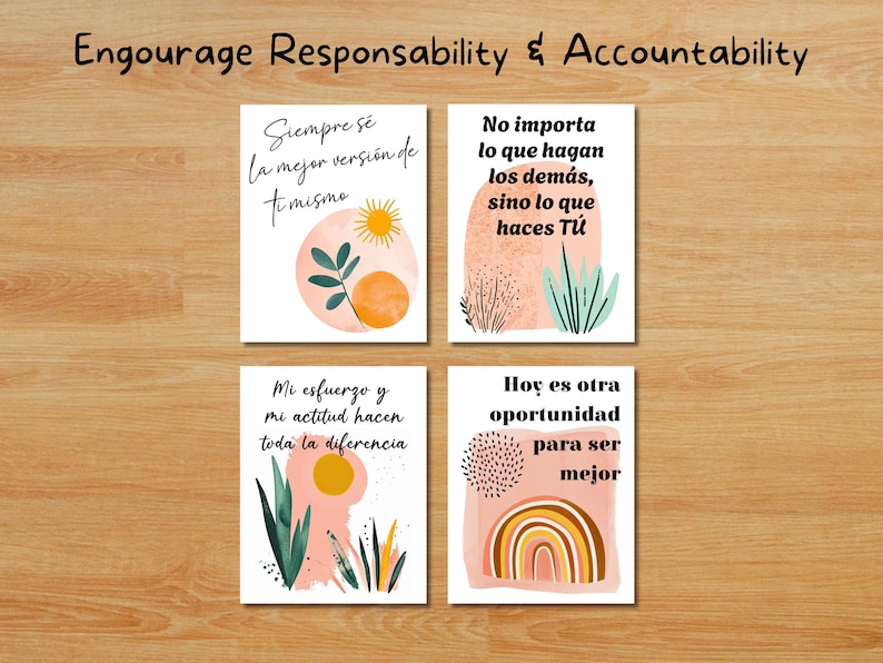 Spanish Growth Mindset Poster Spanish Class Motivational Decor School ...