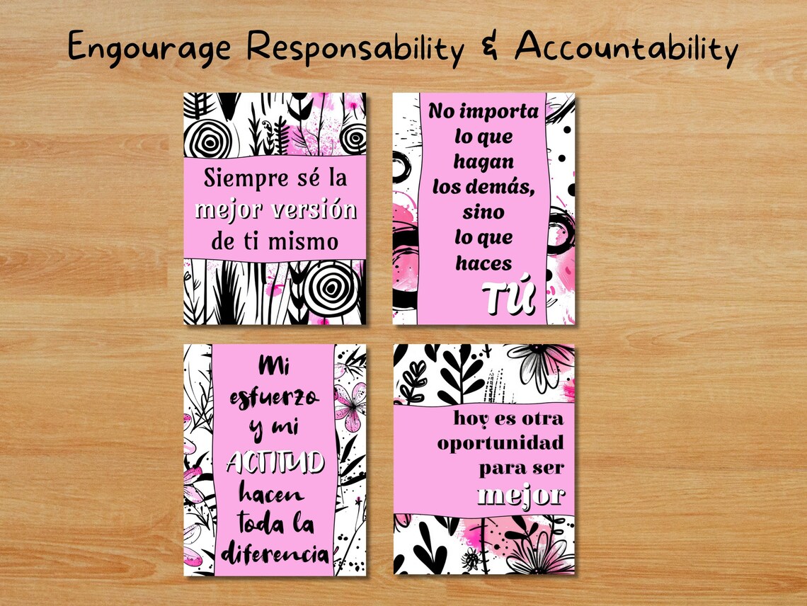 Spanish Growth Mindset Poster Spanish Classroom Motivational Decor ...