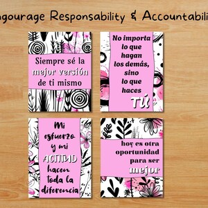 Boho Spanish Growth Mindset Poster Spanish Class Motivational Decor ...