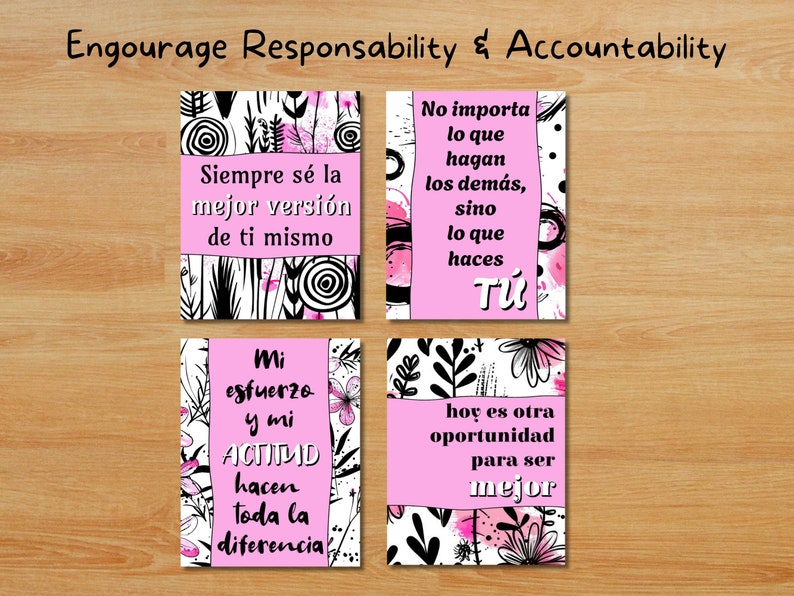 Spanish Growth Mindset Poster Spanish Classroom Motivational Decor ...