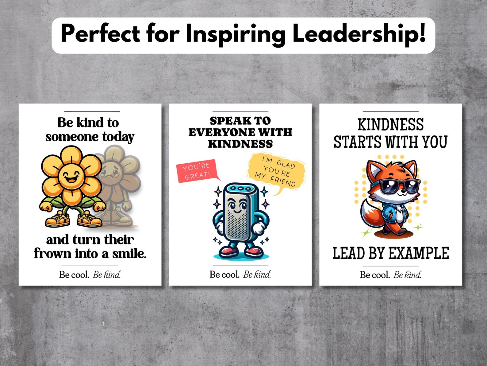 Kindness Classroom Posters Printable Growth Mindset Decor Middle School ...