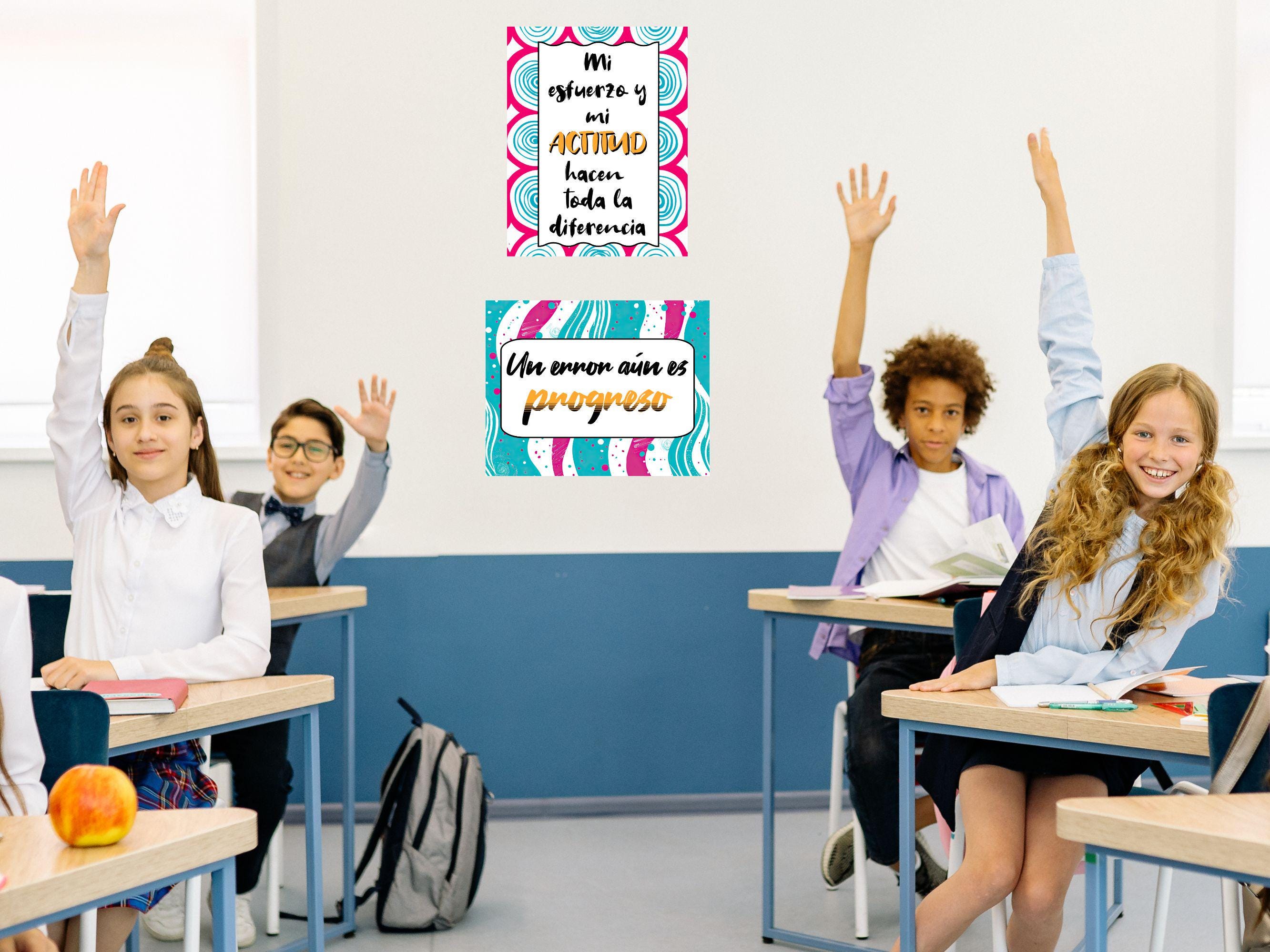 Spanish Growth Mindset Poster Printable Spanish Class Motivational ...