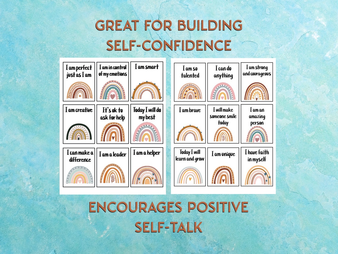 Lunchbox Notes for Kids Printable Daily Positive Affirmations ...