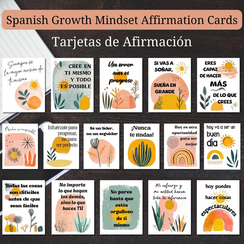 Motivational Cards - Etsy