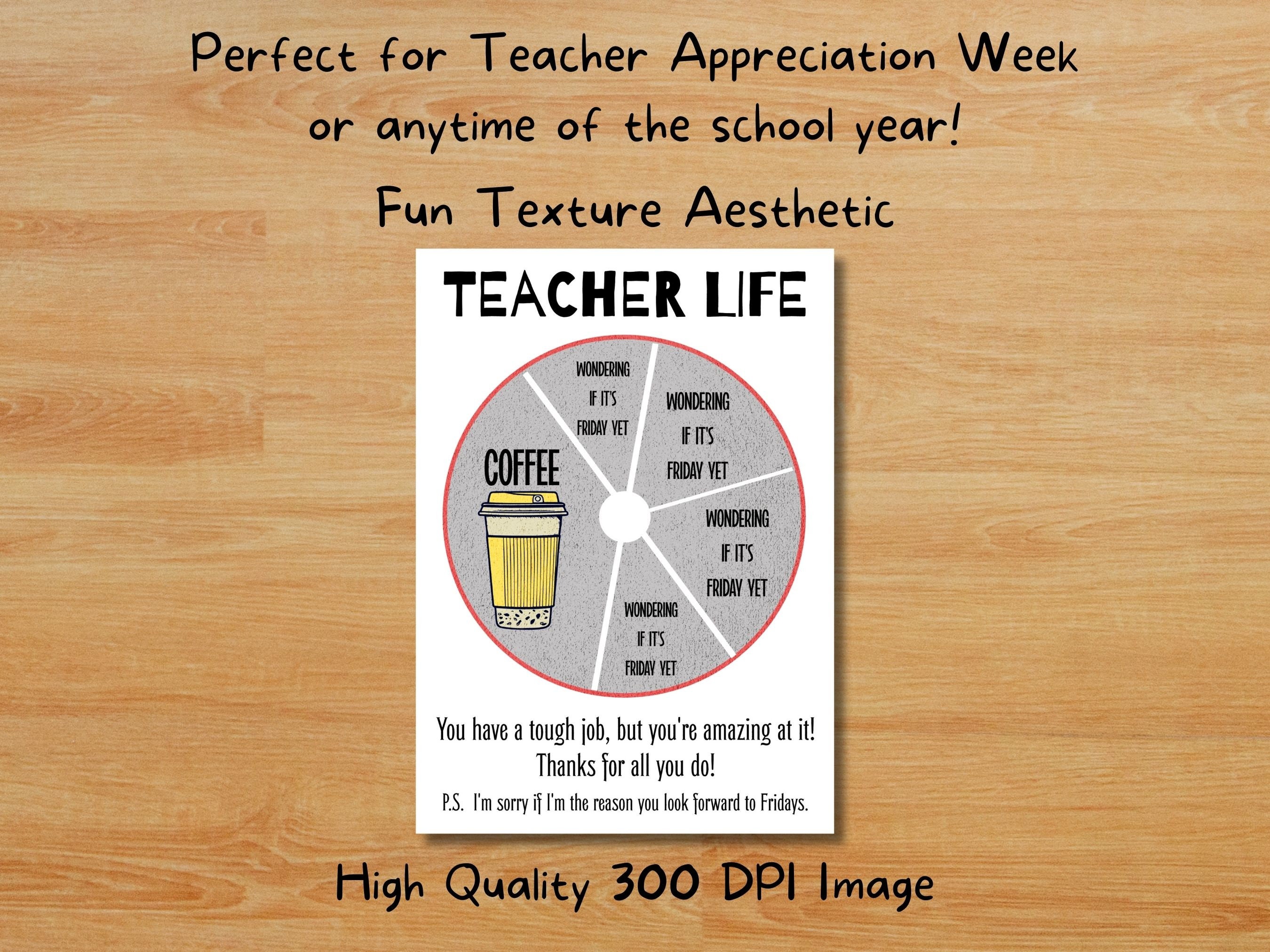 Funny Teacher Appreciation Card Printable Teacher Thank You Sarcastic ...