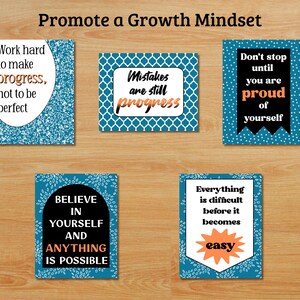 High School Growth Mindset Poster Printable Classroom Decor Middle ...
