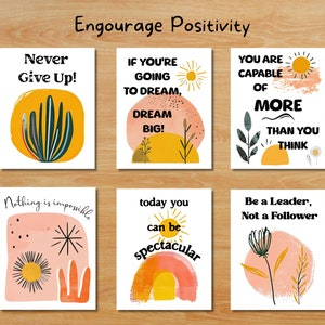High School Boho Growth Mindset Poster Classroom Motivational Decor ...