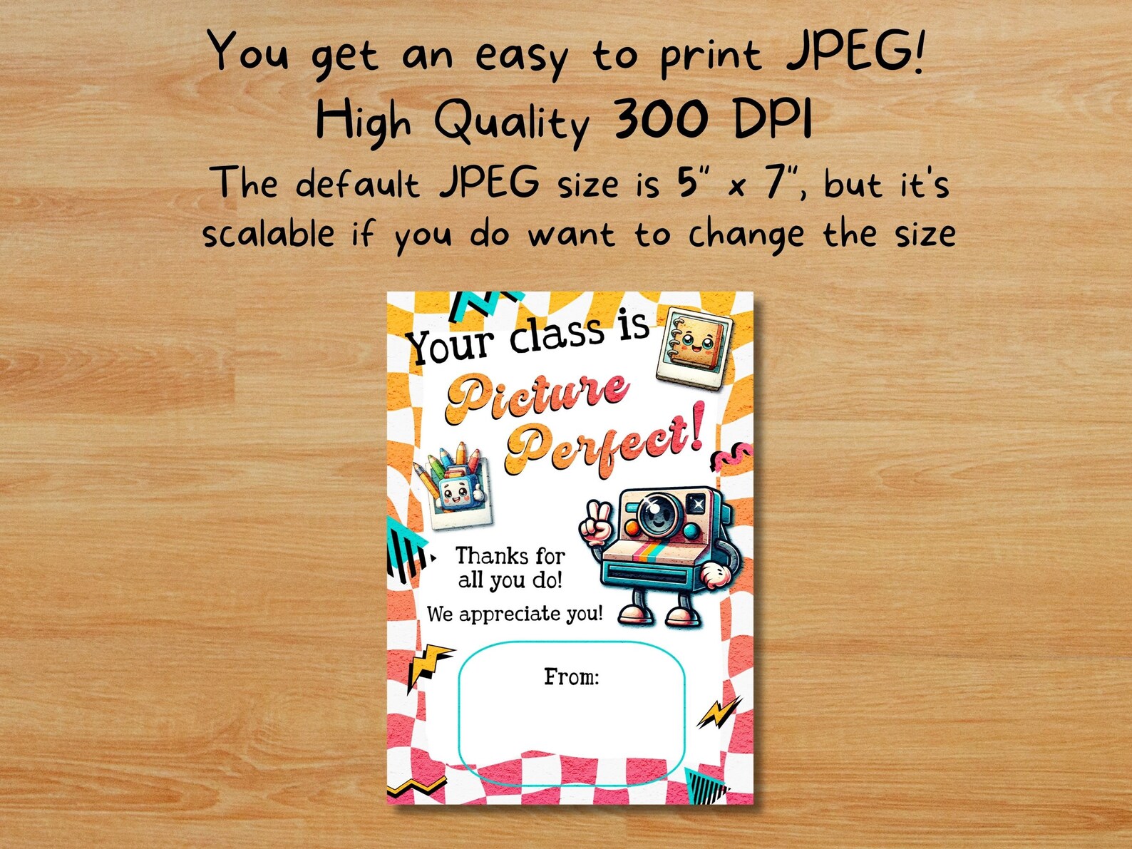 Funny 90s Retro Teacher Appreciation Week Card Printable Teacher Thank ...