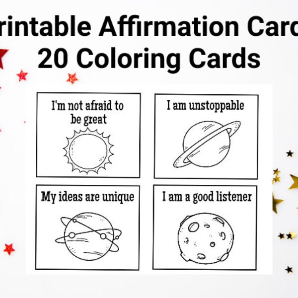 I Am Enough Coloring Page - Etsy