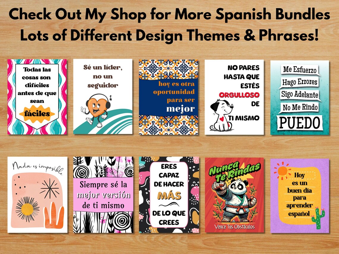 Spanish Growth Mindset Poster Spanish Class Motivational Decor School ...