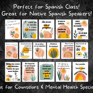Spanish Growth Mindset Poster Spanish Class Motivational Decor School ...