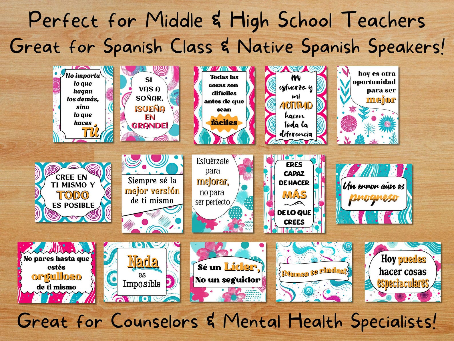 Spanish Growth Mindset Poster Printable Spanish Class Motivational ...