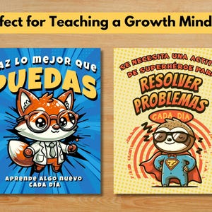 Spanish Growth Mindset Poster Spanish Class Decor Middle School ...
