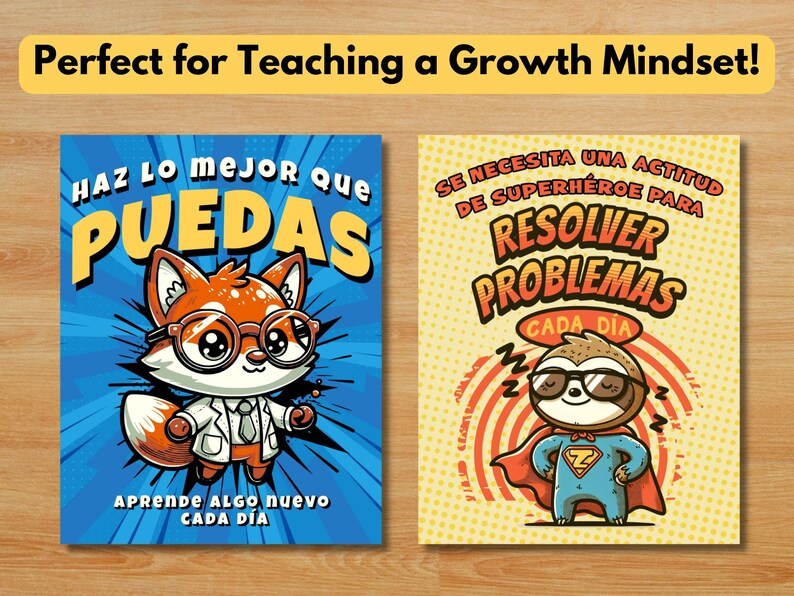 Spanish Growth Mindset Poster Spanish Class Decor Middle School ...