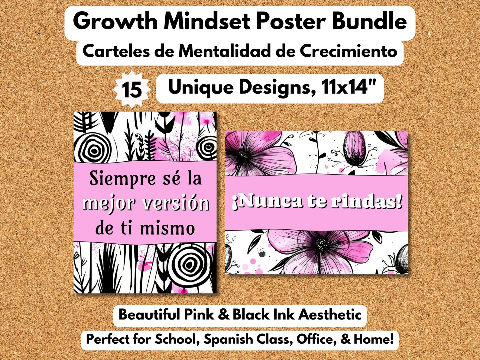 Spanish Growth Mindset Poster Spanish Classroom Motivational Decor ...