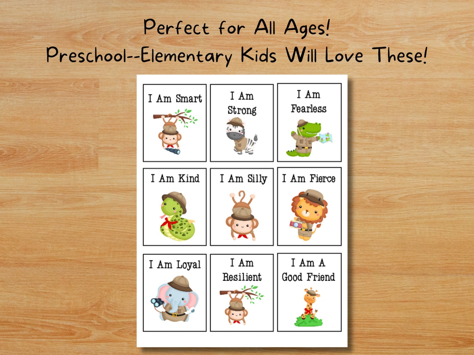 Positive Affirmation Cards for Kids Printable Lunchbox Notes Daily ...