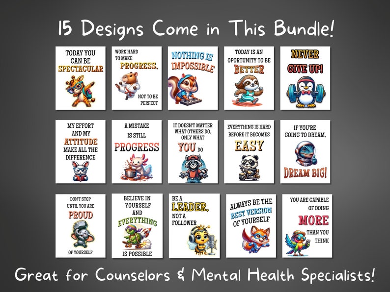 Middle School Growth Mindset Poster Elementary Motivational Class Decor ...