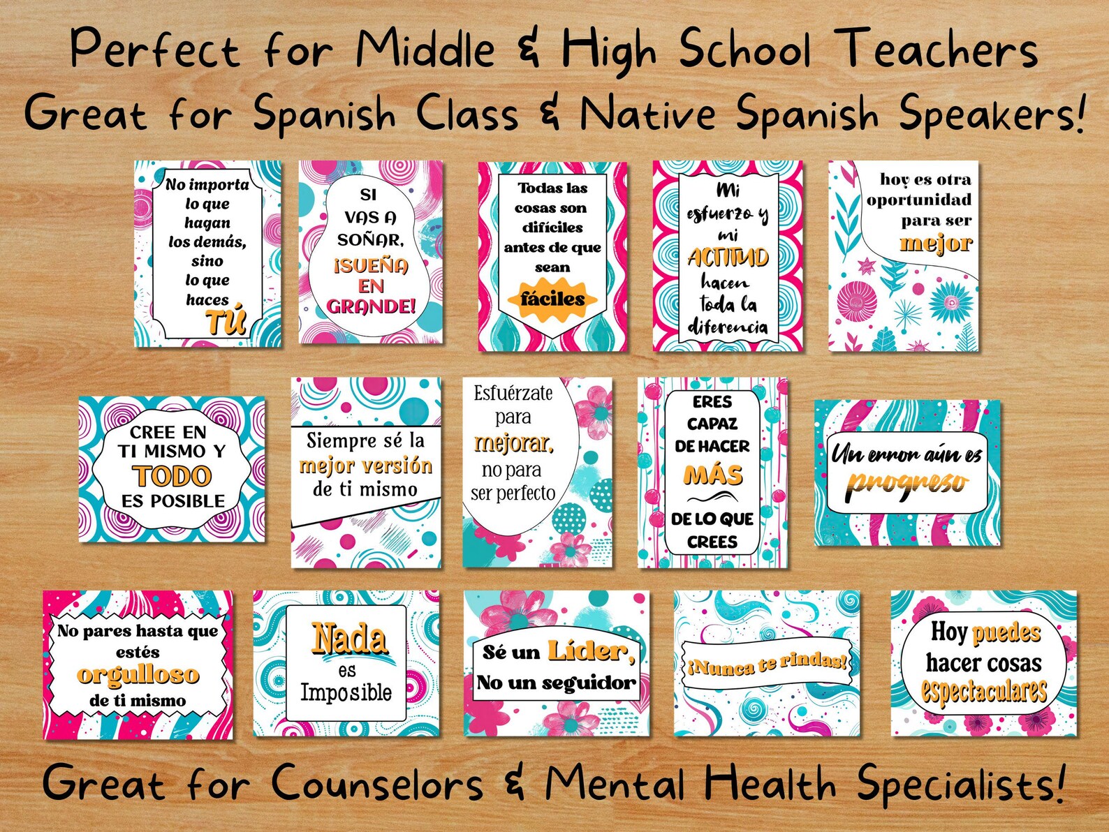 Spanish Growth Mindset Poster Printable Spanish Class Motivational ...