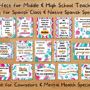 Spanish Growth Mindset Poster Printable Spanish Class Motivational ...