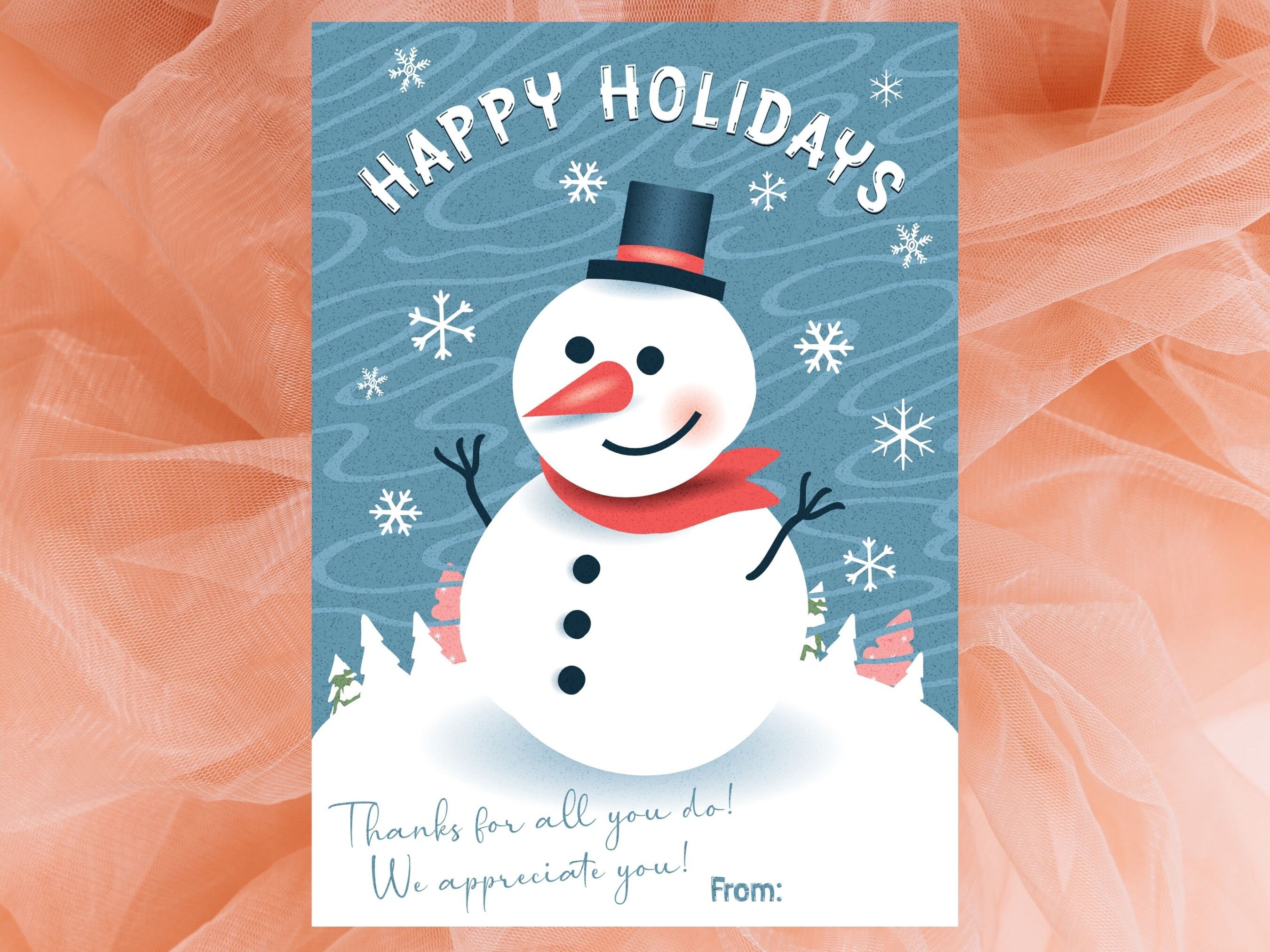Teacher Christmas Gift Card Holder Printable, PTA PTO Teacher ...