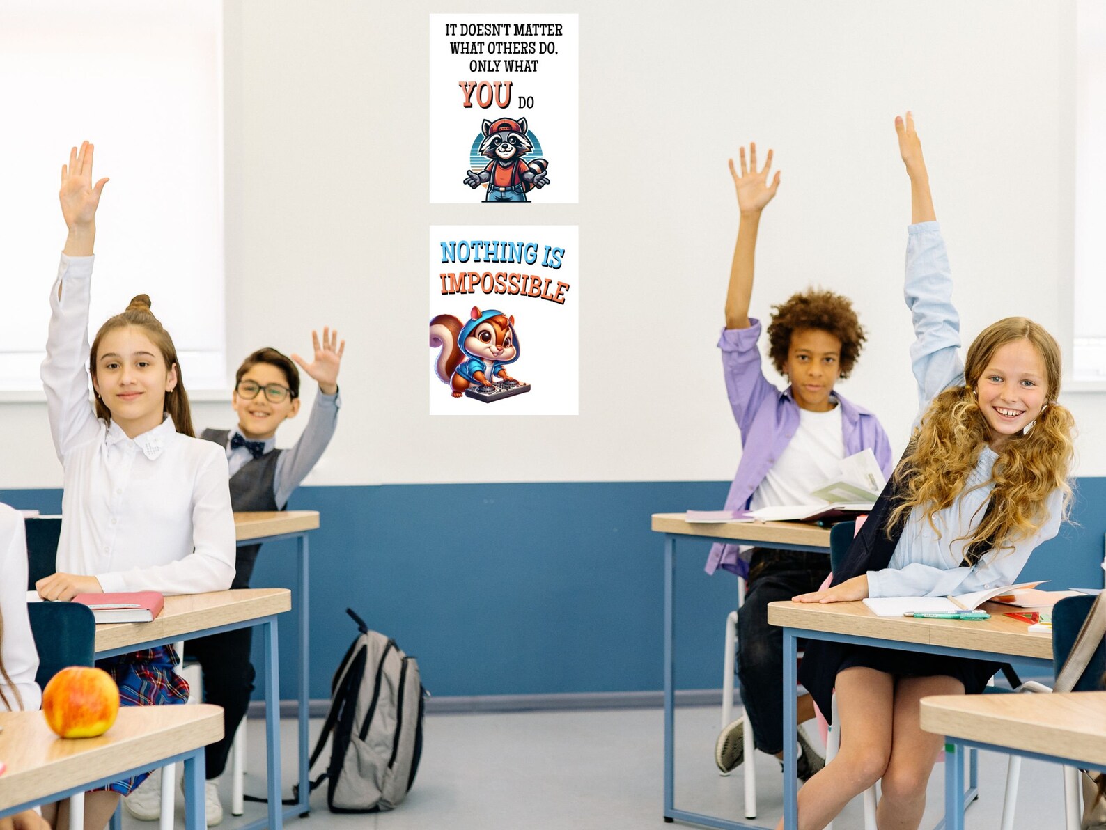 Middle School Growth Mindset Poster Elementary Motivational Class Decor ...