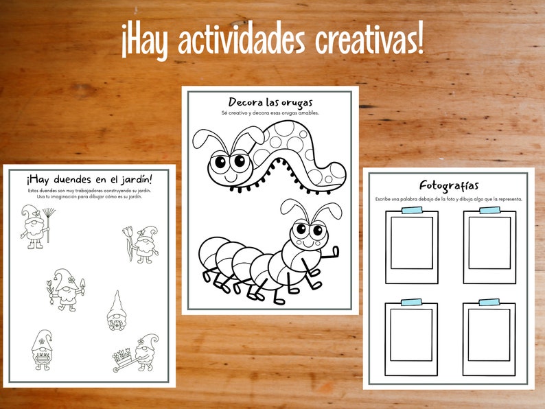 Actividades Imprimibles Para Niños Página de Colorear Paquete ...