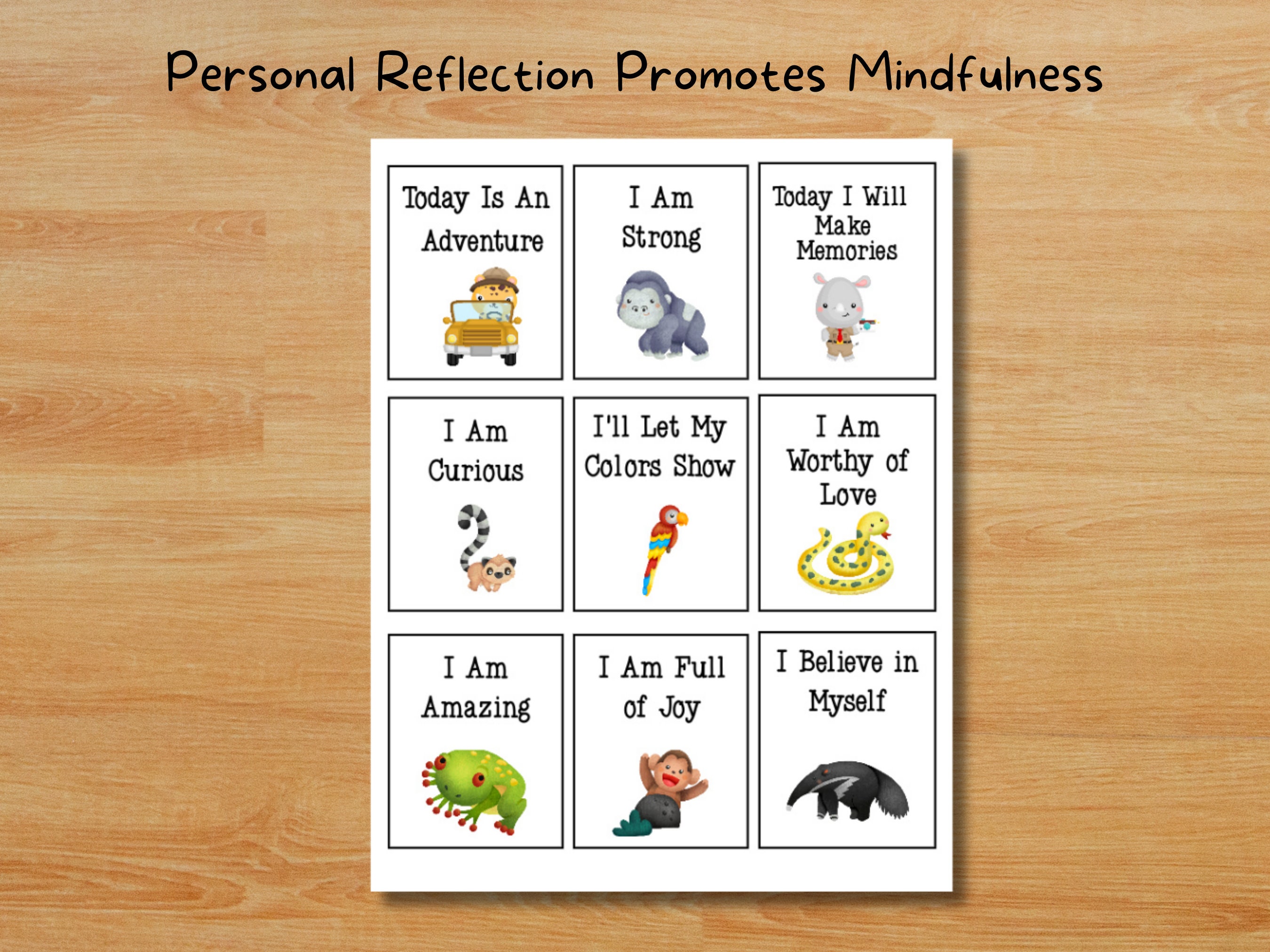 Positive Affirmation Cards for Kids Printable Lunchbox Notes Daily ...