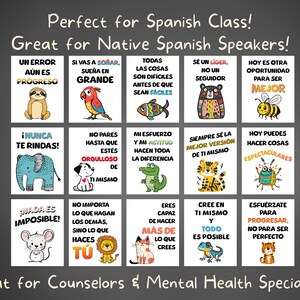 Spanish Growth Mindset Poster Spanish Class Motivational Decor School ...