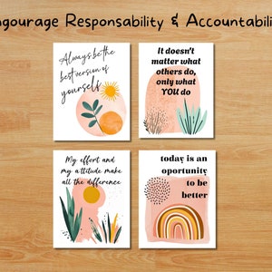 High School Boho Growth Mindset Poster Classroom Motivational Decor ...