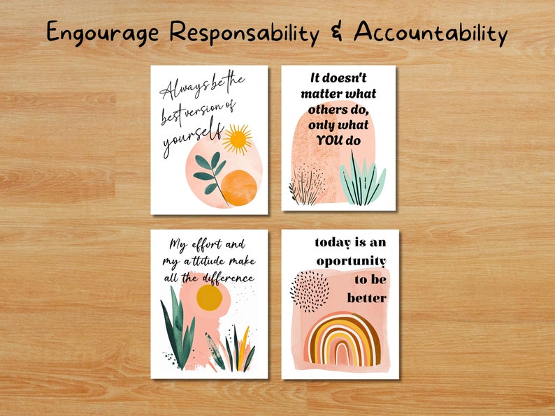 High School Boho Growth Mindset Poster Classroom Motivational Decor ...