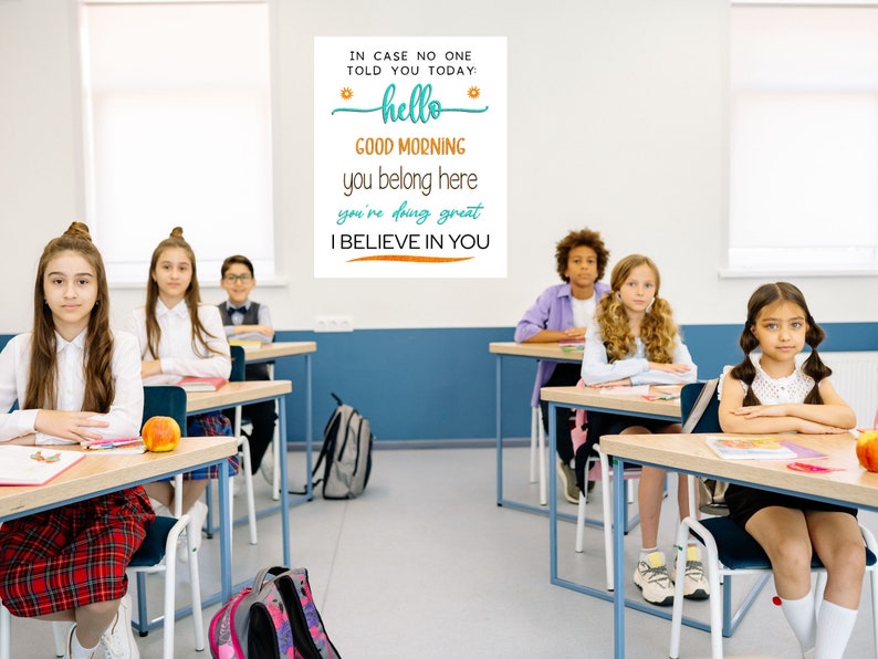 I Believe in You Poster, in Case No One Told You Today Motivational ...