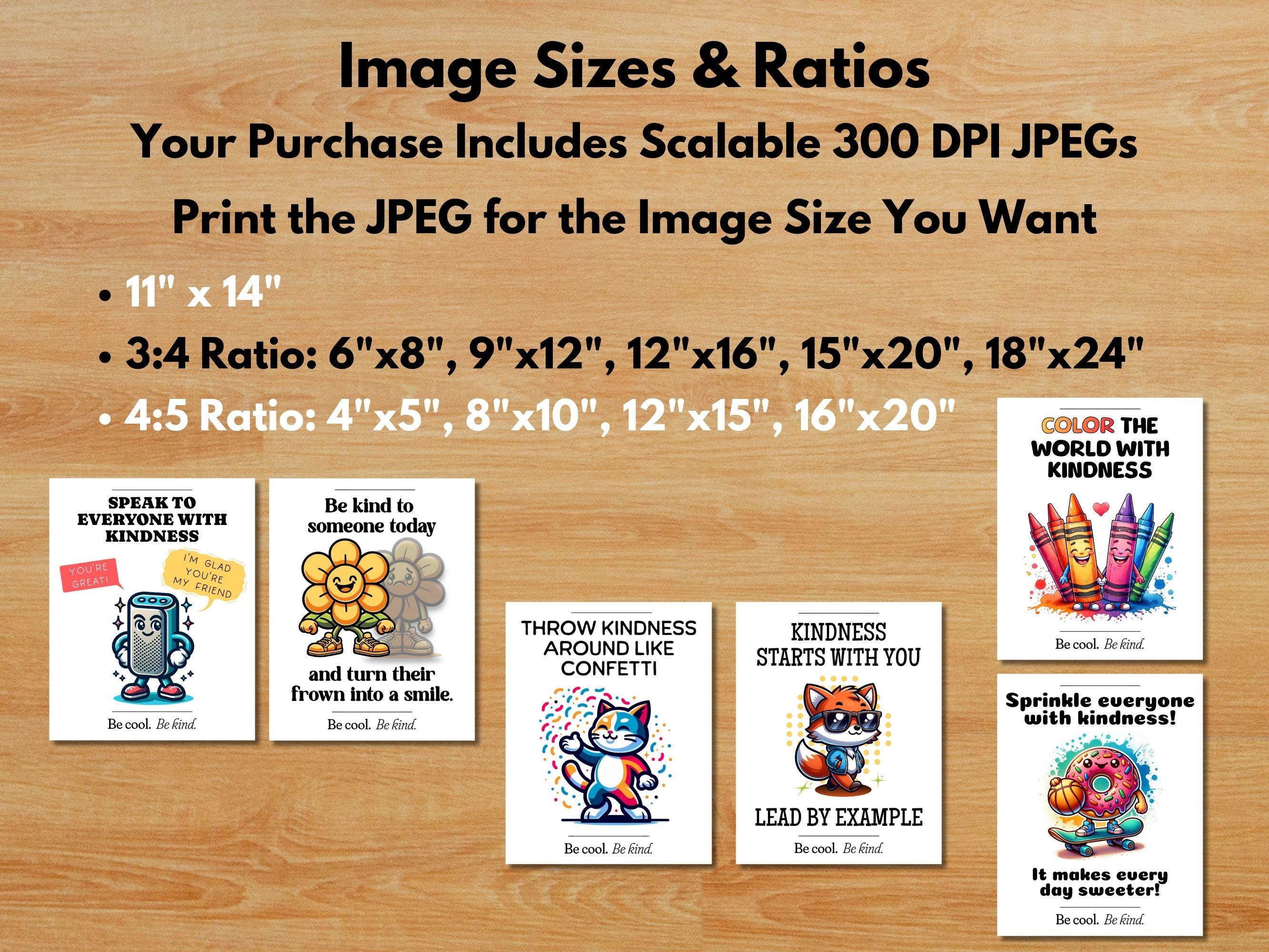 Kindness Classroom Posters Printable Growth Mindset Decor Middle School ...