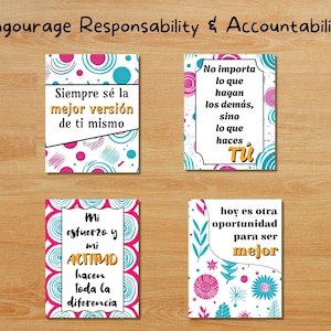 Spanish Growth Mindset Poster Printable Spanish Class Motivational ...